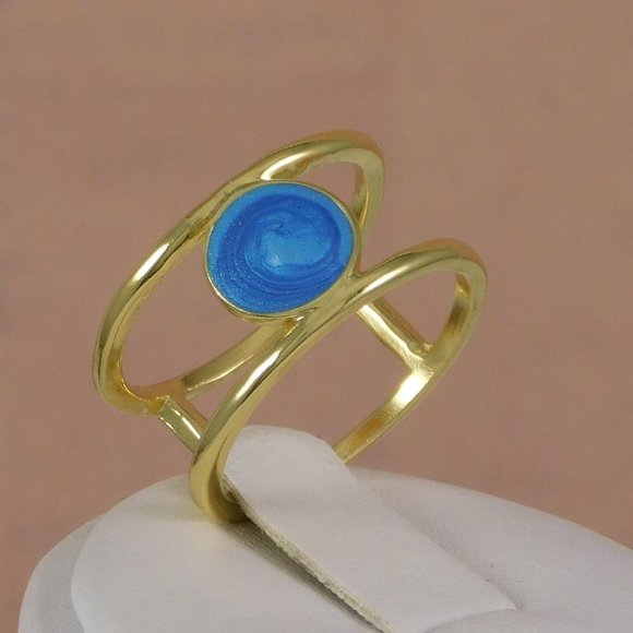Jewelry | Gold Double Ring Cosmic | Poshmark